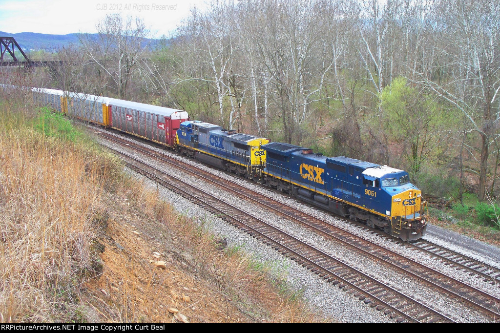 CSX 9051 and 7379